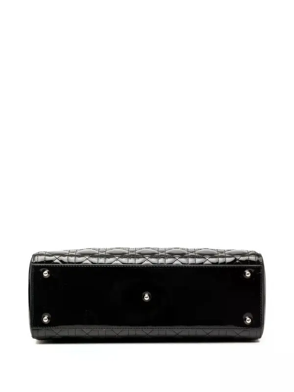 Dior 2009 Large Cannage Lady Satchel - Black