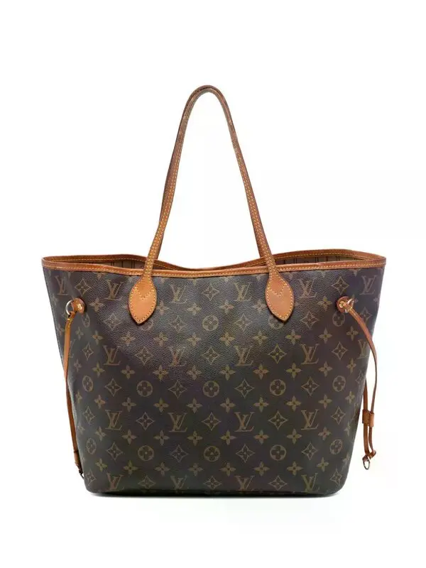 LOUIS VUITTON 2012 Monogram Neverfull Mm Tote Bag - Brown