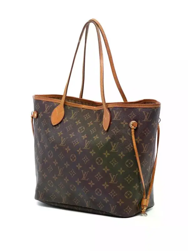 LOUIS VUITTON 2012 Monogram Neverfull Mm Tote Bag - Brown