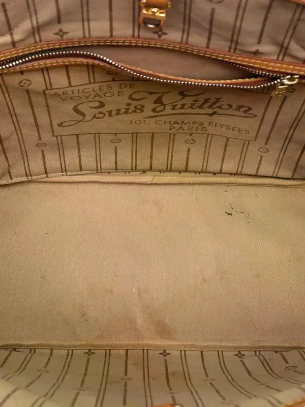 LOUIS VUITTON 2012 Monogram Neverfull Mm Tote Bag - Brown