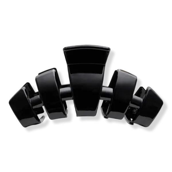 TELETIES Classic Large Claw Hair Clip - Jet Black