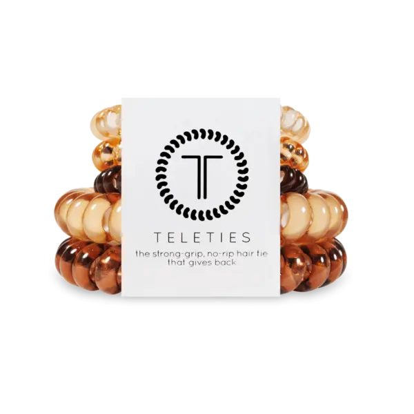 TELETIES Set Of Five Hair Ties - Anything But Basic