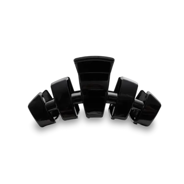 TELETIES Classic Medium Claw Hair Clip - Jet Black
