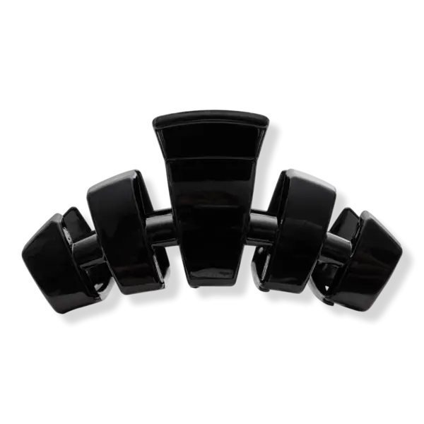 TELETIES Classic Medium Claw Hair Clip - Jet Black