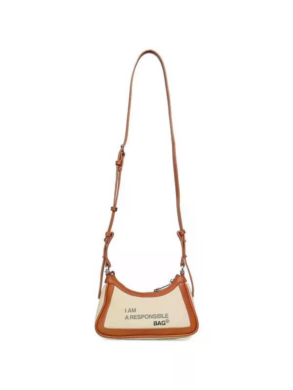 V°73 Logo Shoulder Bag - Neutrals