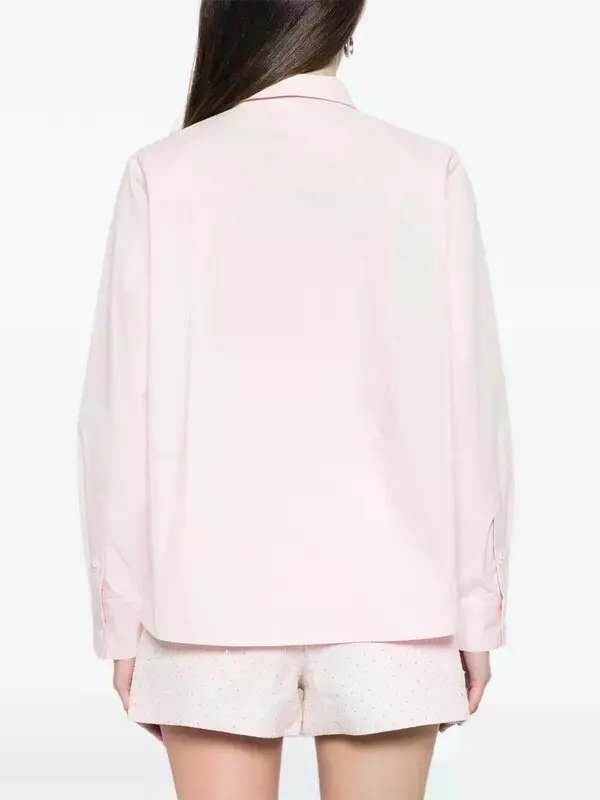 Maje Long-sleeve Shirt With Chest Pocket