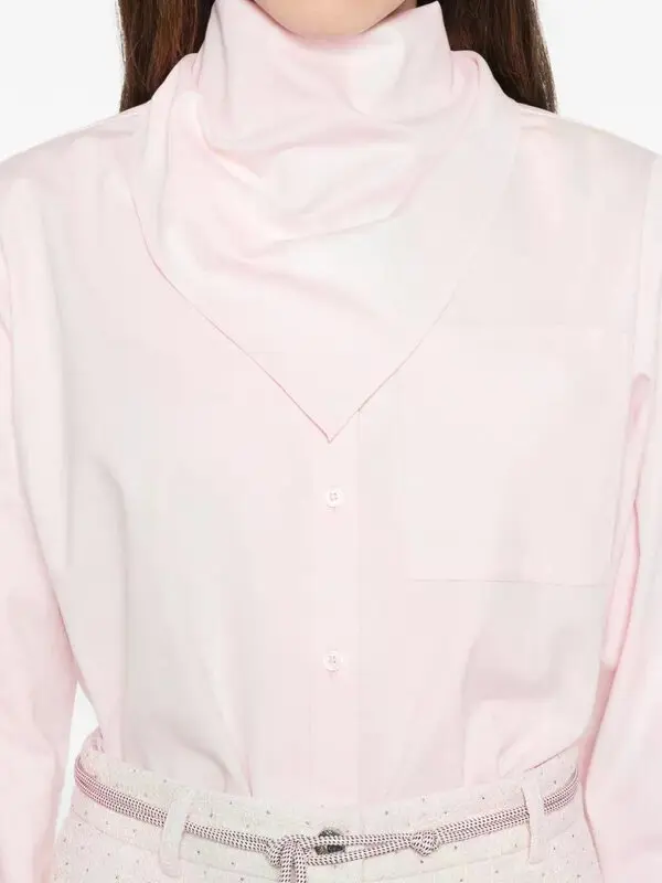 Maje Long-sleeve Shirt With Chest Pocket