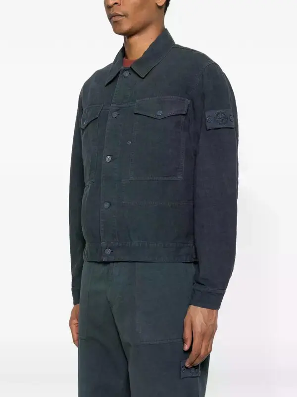 Stone Island Buttoned Flap-pocket Jacket