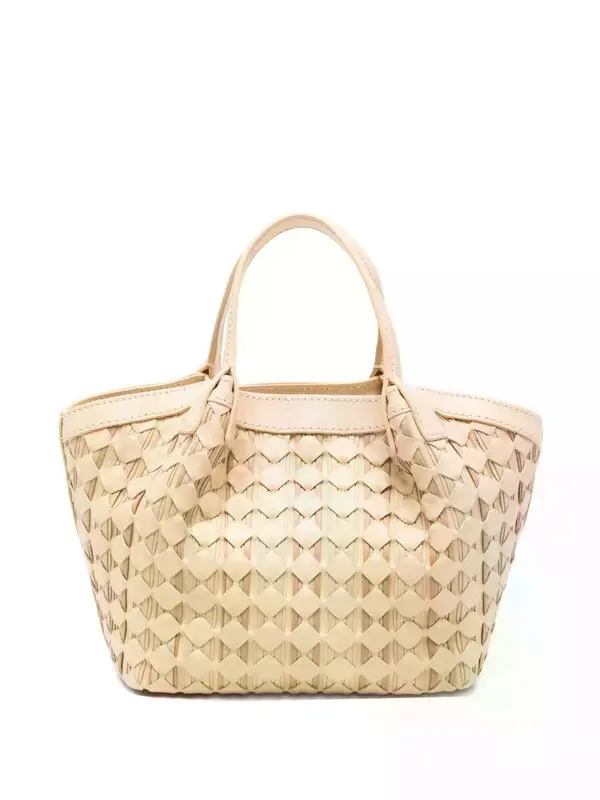SERAPIAN Mini Secret Mosaico Ribbon Tote Bag