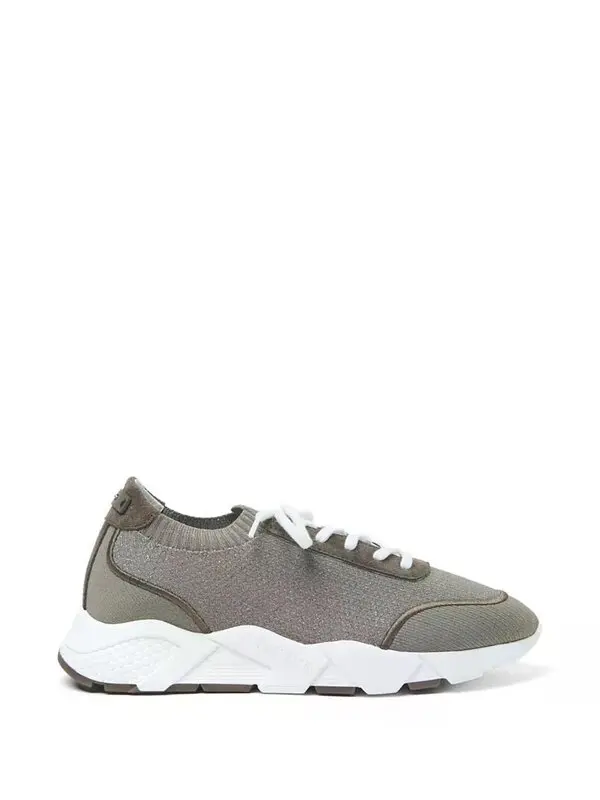 Peserico Panelled Sneakers - Brown