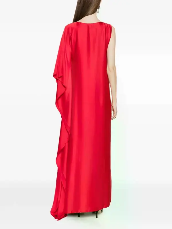 SILKYLICIOUS Muse Asymmetrical Maxi Dress