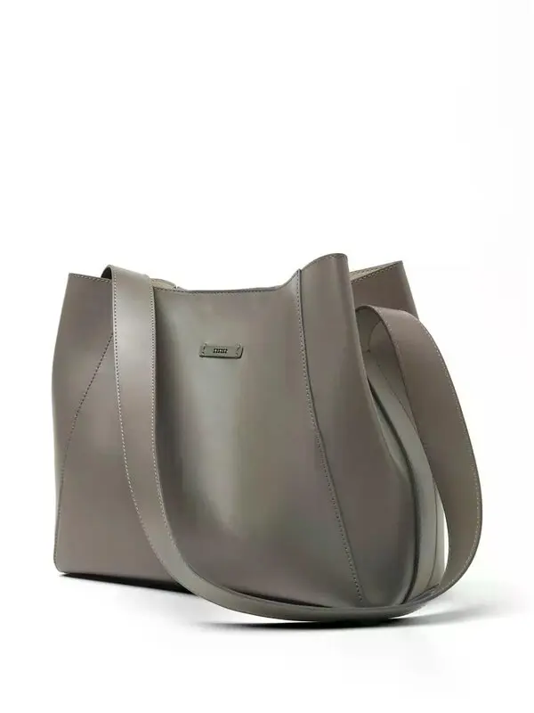 Peserico Leather Shoulder Bag With Logo