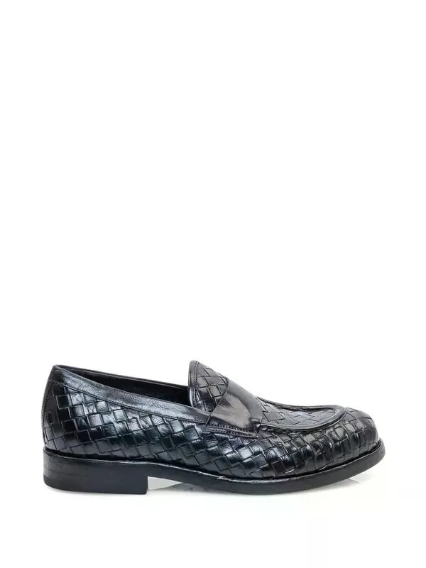 DUCANERO Woven Leather Loafers