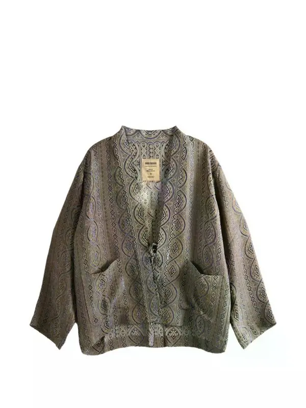 UMA WANG Patterned Jacket - Blue