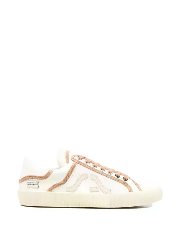 SPRINGA Wavy Olona Panelled Sneakers - Neutrals