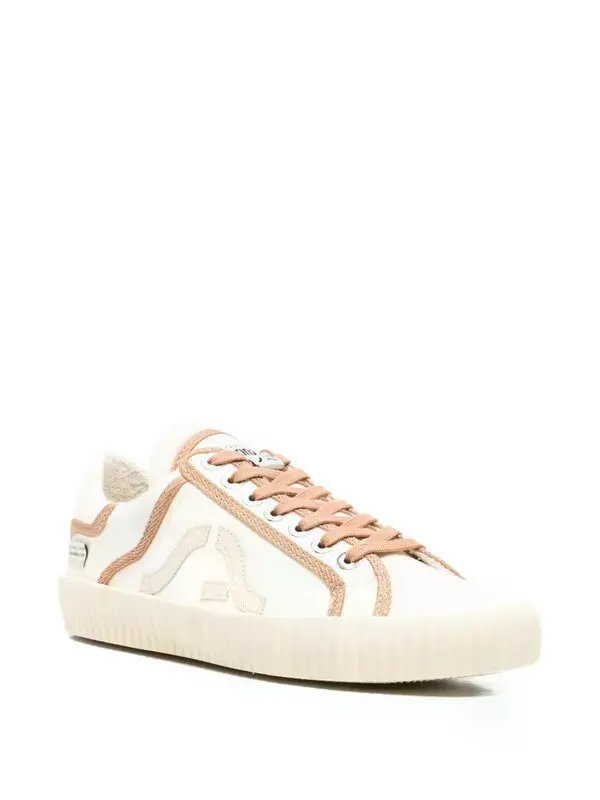 SPRINGA Wavy Olona Panelled Sneakers - Neutrals