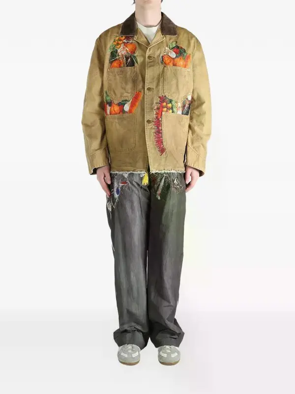 DOUBLET Vegetable-embroidered Jacket