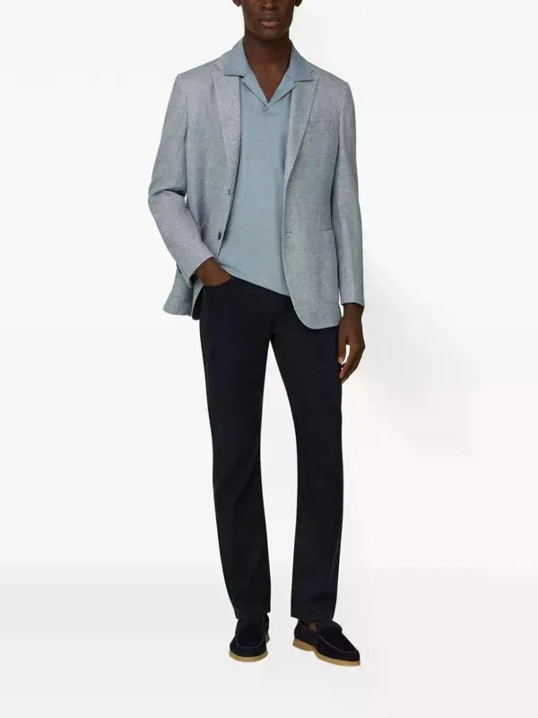 Boggi Milano Patch-pocket Blazer - Blue