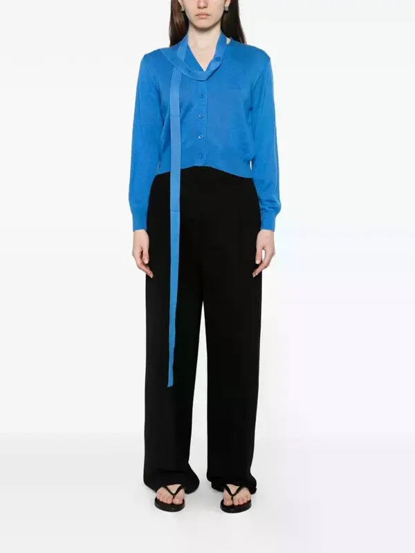 LA PISCINE Buttoned Cardigan