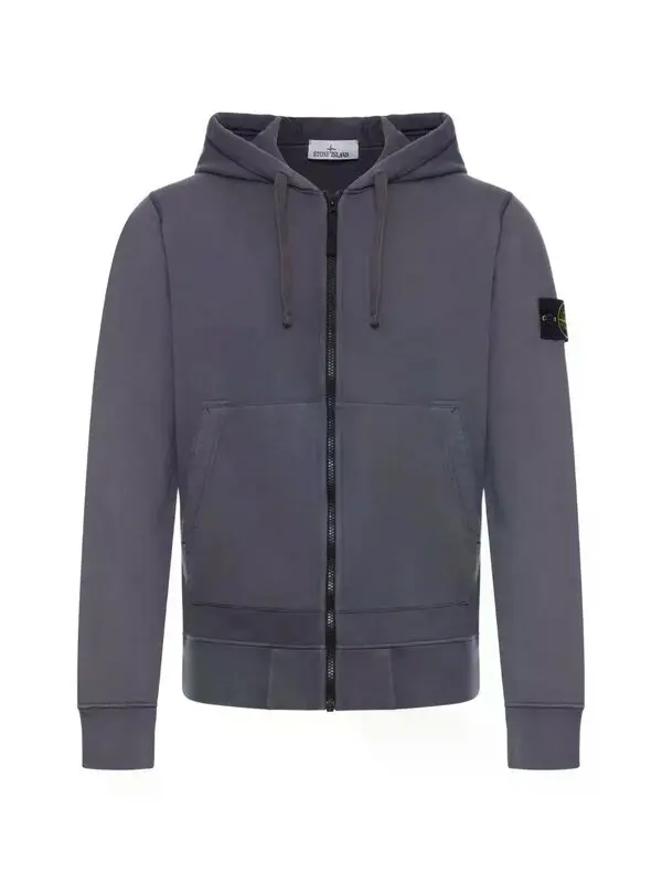 Stone Island Compass-badge Zip-up Hoodie