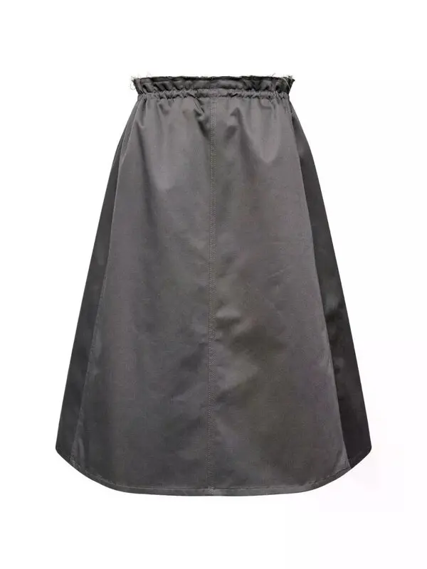MAISON MARGIELA Ruffled Detail Midi Skirt