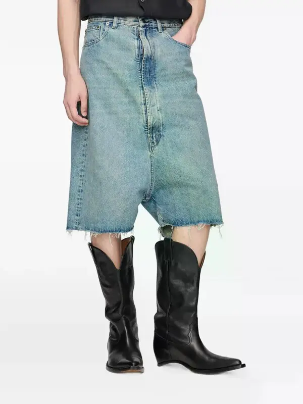 MAISON MARGIELA Dropped-rise Denim Shorts