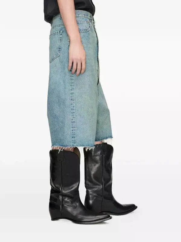 MAISON MARGIELA Dropped-rise Denim Shorts