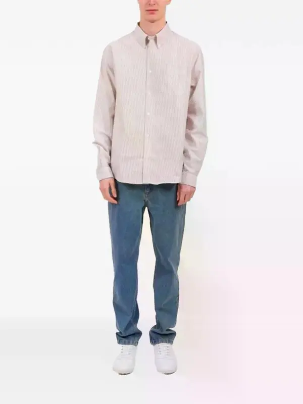 A.p.c. Striped Buttoned Shirt