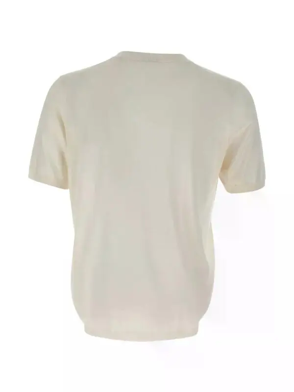 KANGRA Ribbed Short Sleeve Sweater