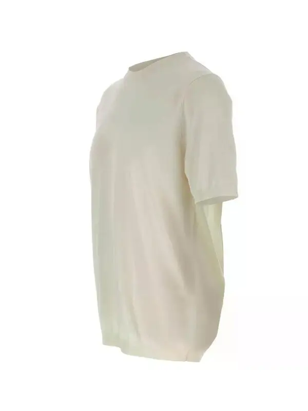 KANGRA Ribbed Short Sleeve Sweater