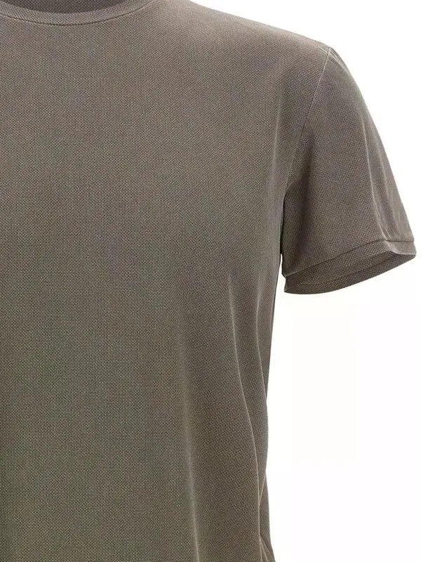RRD Micro-piqué Crew-neck T-shirt - Grey