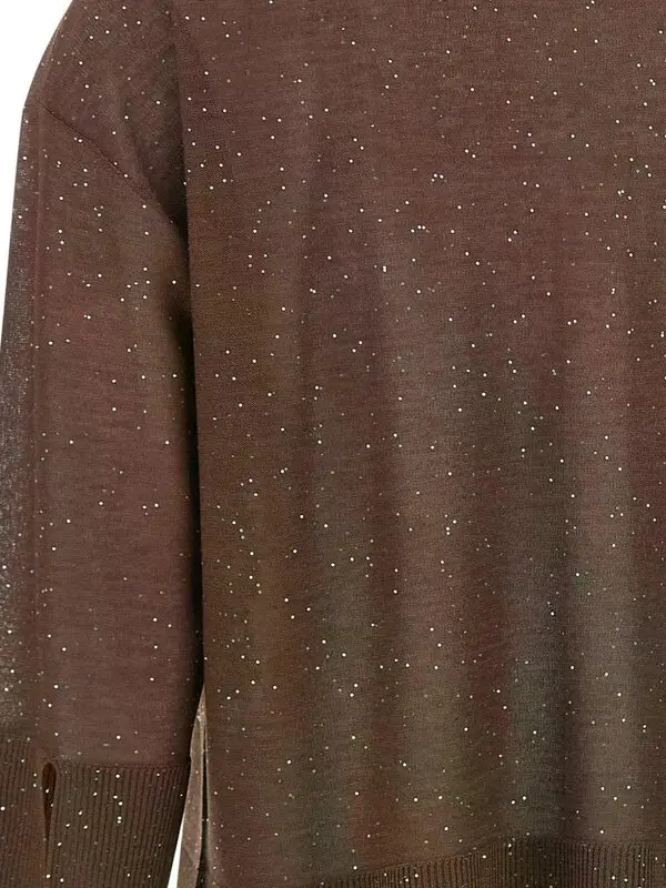 KANGRA Sequin-embellished Buttoned Cardigan