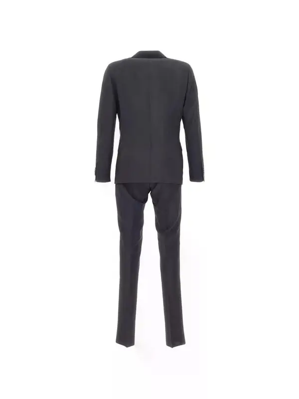 Corneliani Double-breasted Suit - Black