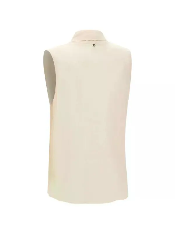 Liu Jo Knot-collar V-neck Top