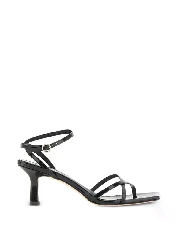 AeydĒ Criss-cross Strap Sandals - Black