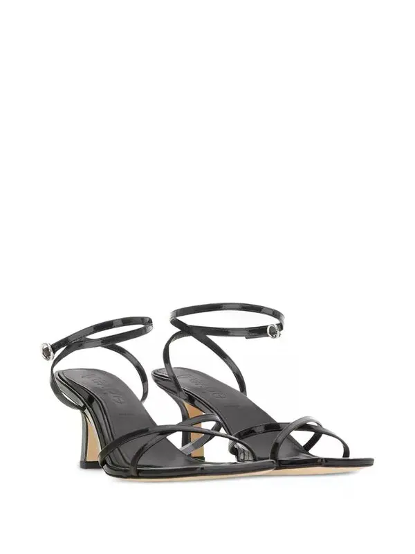 AeydĒ Criss-cross Strap Sandals - Black