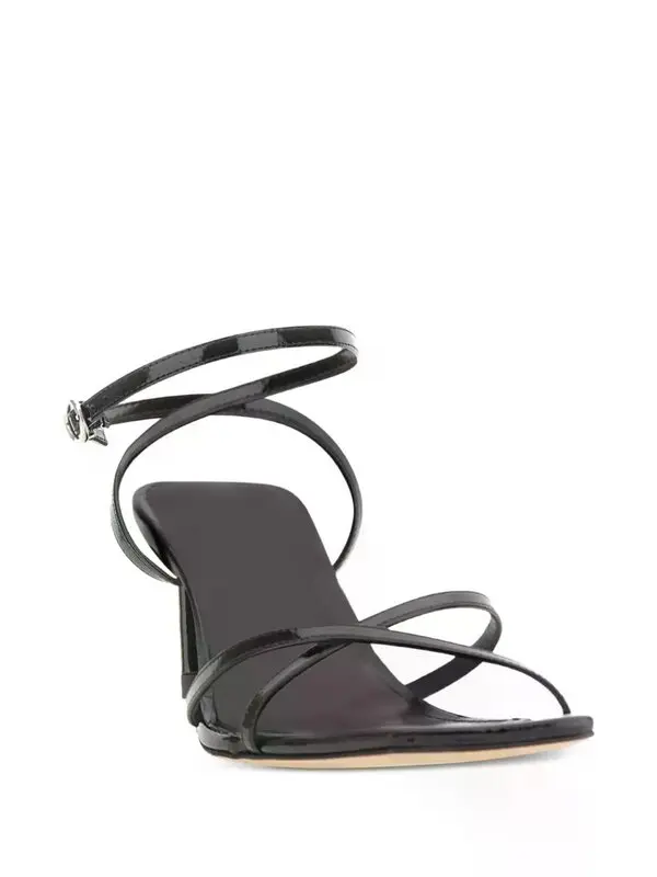 AeydĒ Criss-cross Strap Sandals - Black