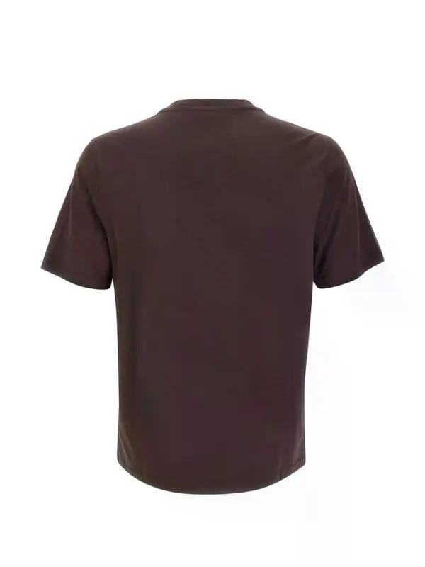 KANGRA Crew-neck Short-sleeve T-shirt - Brown