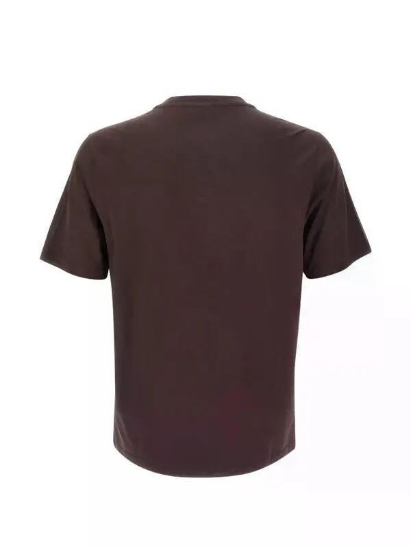 KANGRA Crew-neck Short-sleeve T-shirt - Brown