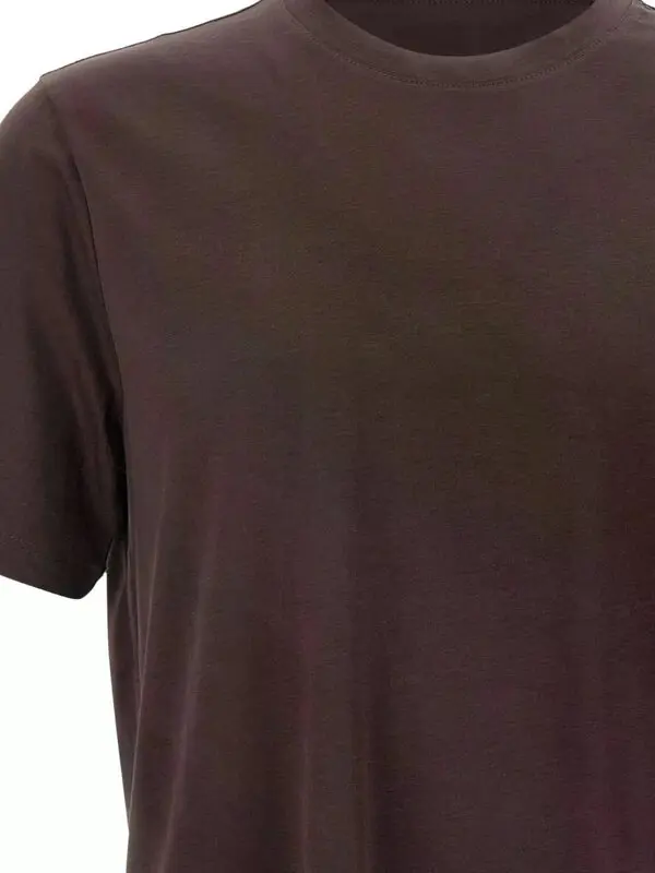 KANGRA Crew-neck Short-sleeve T-shirt - Brown