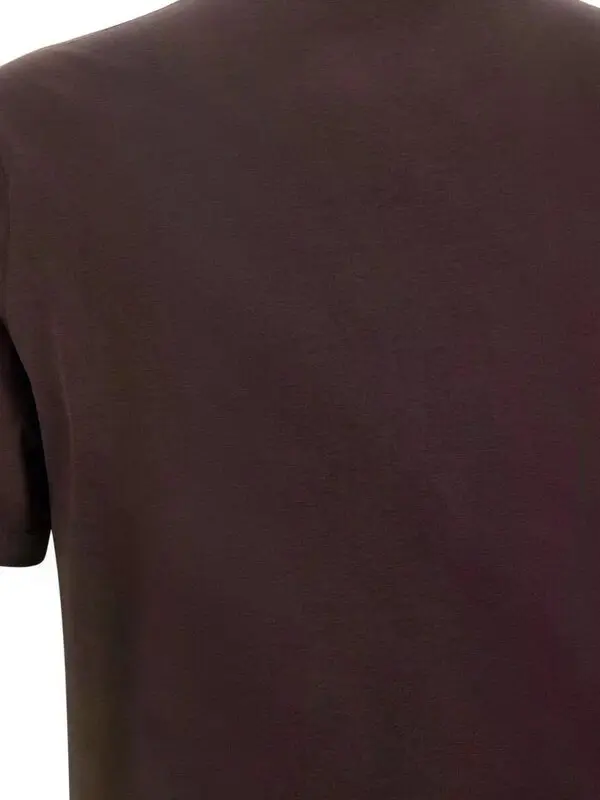 KANGRA Crew-neck Short-sleeve T-shirt - Brown