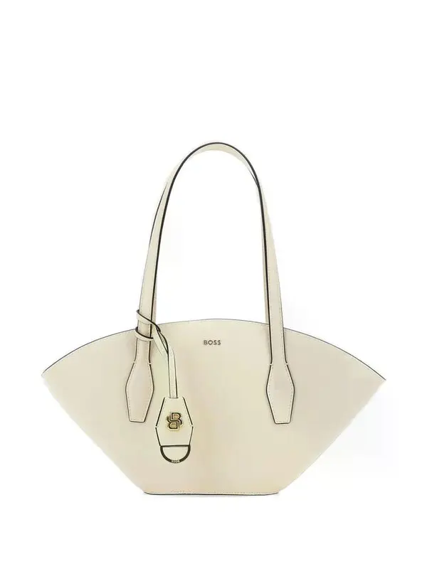 BOSS Trapezoid Top Handle Shoulder Bag - Neutrals