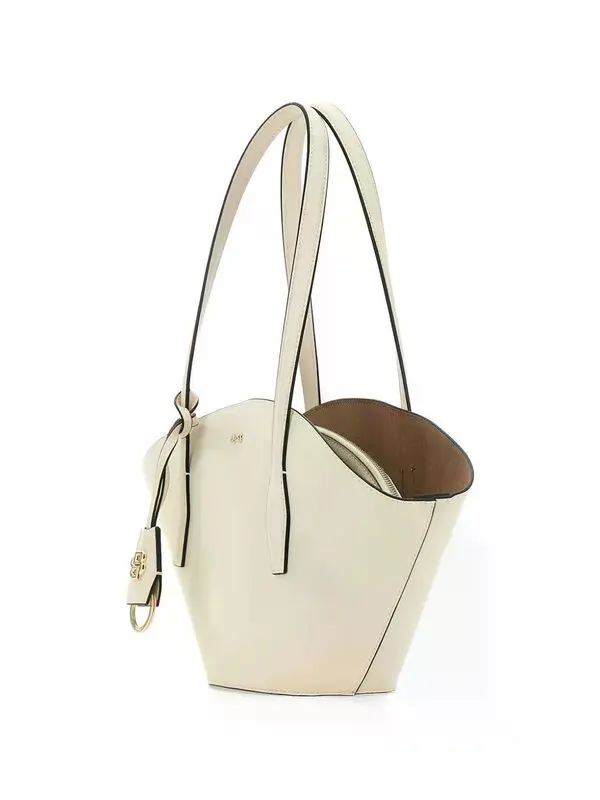 BOSS Trapezoid Top Handle Shoulder Bag - Neutrals