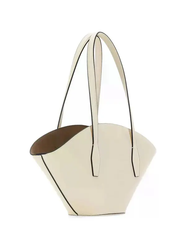BOSS Trapezoid Top Handle Shoulder Bag - Neutrals