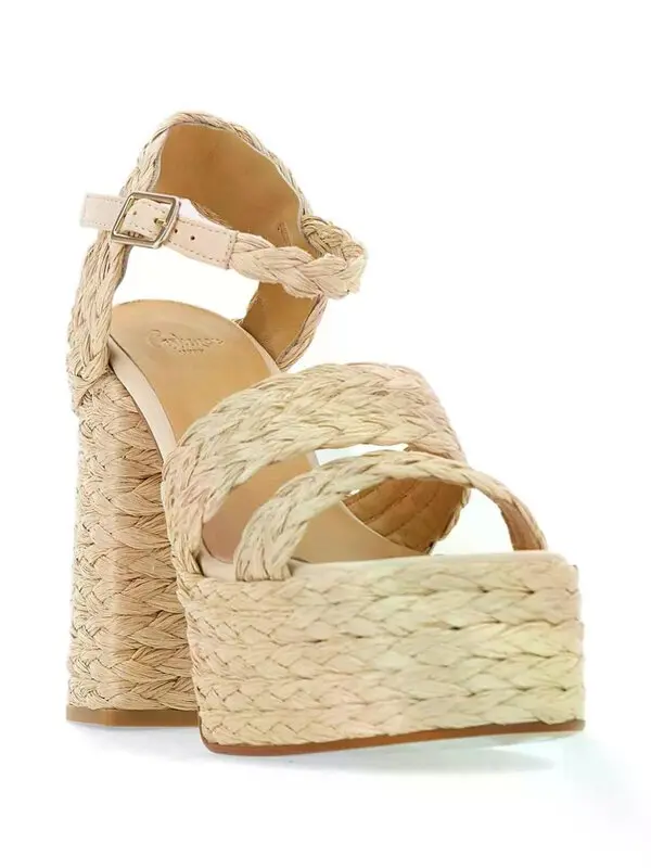 CastaÑer Fresa Woven Platform Sandals
