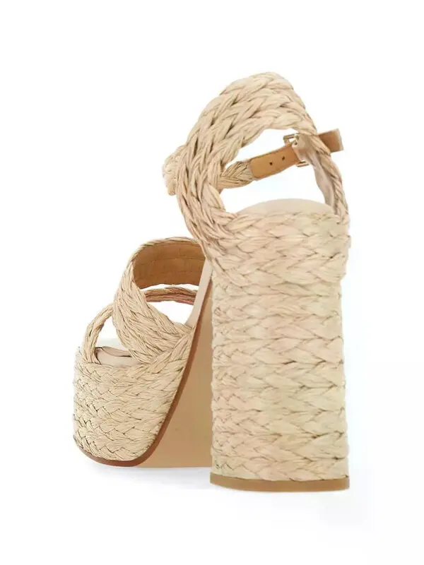 CastaÑer Fresa Woven Platform Sandals