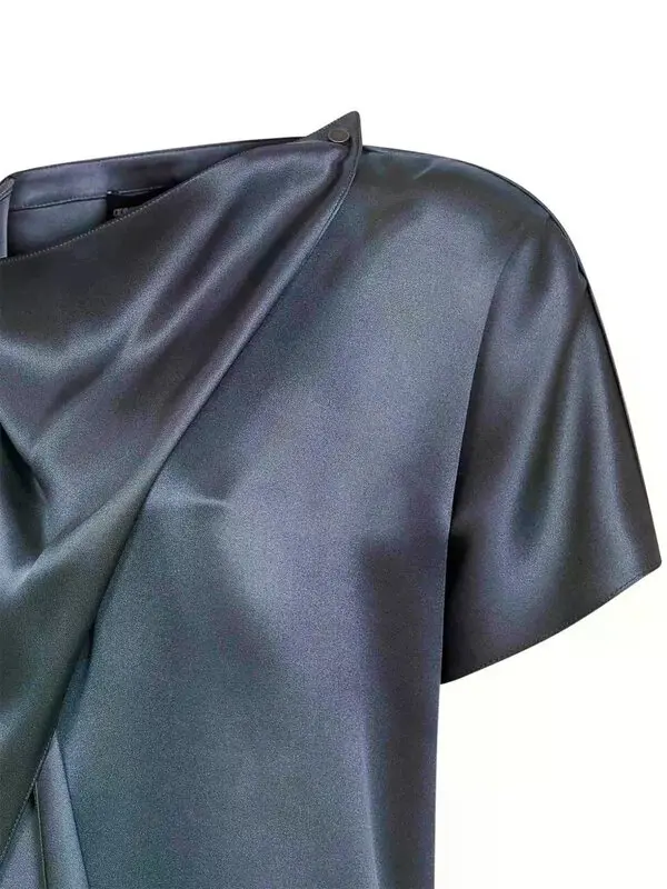 Giorgio Armani Draped Asymmetric Top