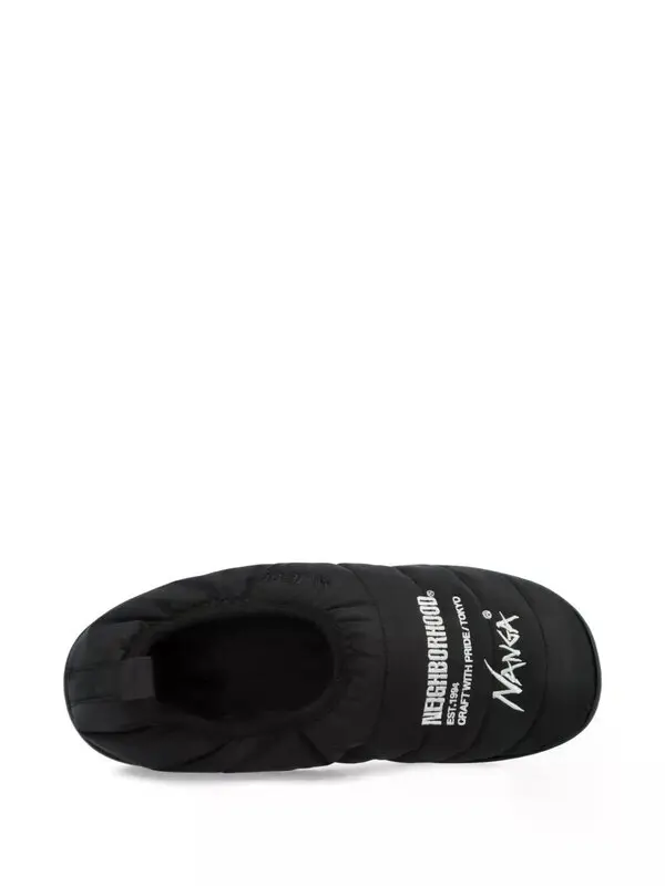 NEIGHBORHOOD X Nanga X Subu Vamp Quilted Slippers