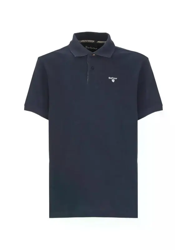 Barbour Embroidered-logo Polo Shirt - Blue