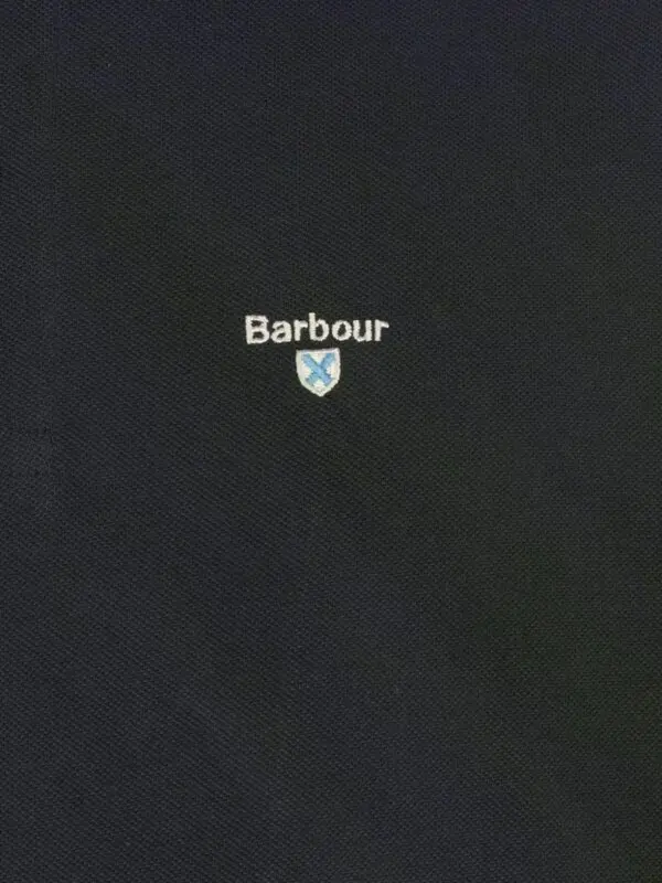 Barbour Embroidered-logo Polo Shirt - Blue